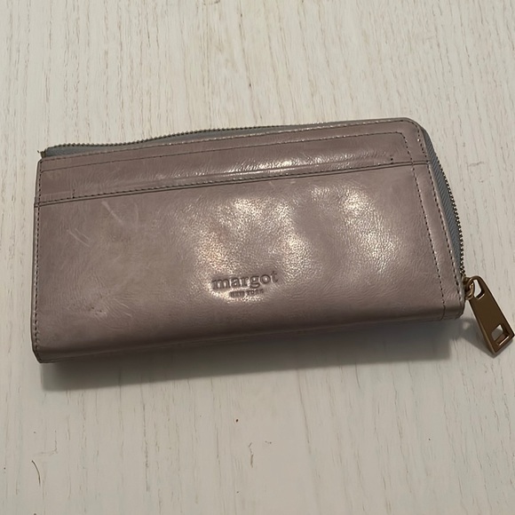 margot | Bags | Margot New York Gray Wallet | Poshmark